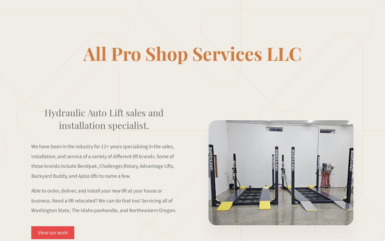 All Pro Shop Services